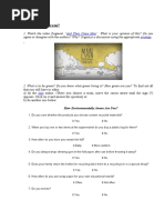 Climate Change Questionnaire Complete | PDF | Greenhouse Gas | Change