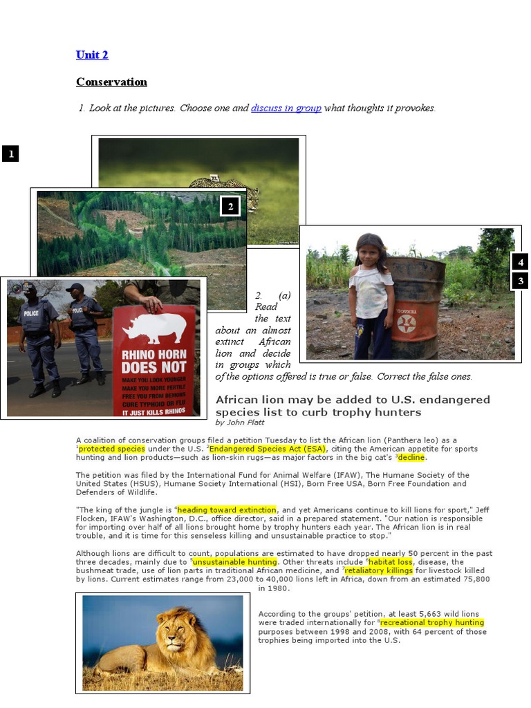 Unit 2 - T | PDF | Deforestation | Rainforest