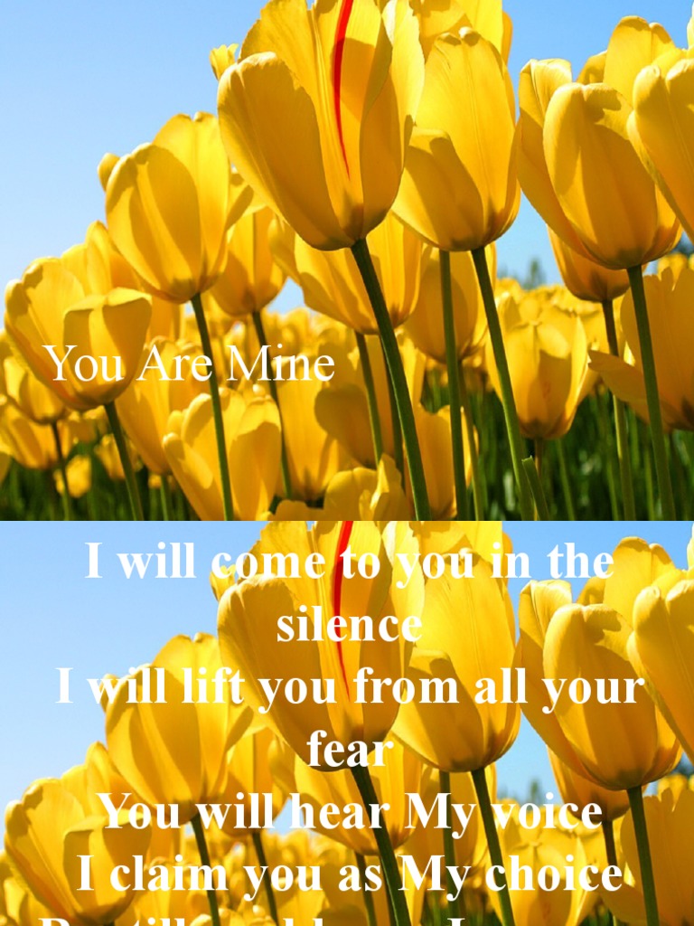 You Are Mine Poem | PDF