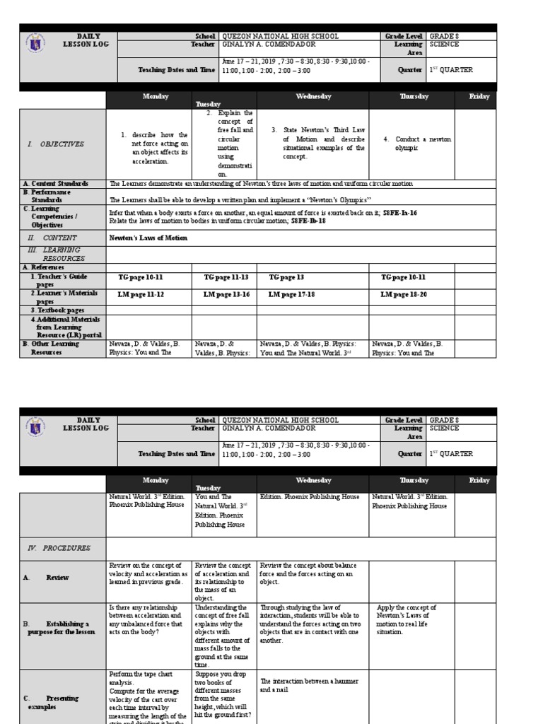 DLL W3 | PDF | Force | Acceleration