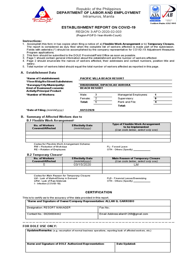 Dole Form | Download Free PDF | Employment | Unemployment Benefits