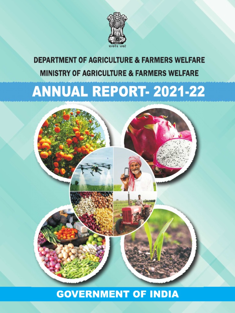 Annual Report on Indian Agriculture 2021-22 | PDF | Agriculture | Loans