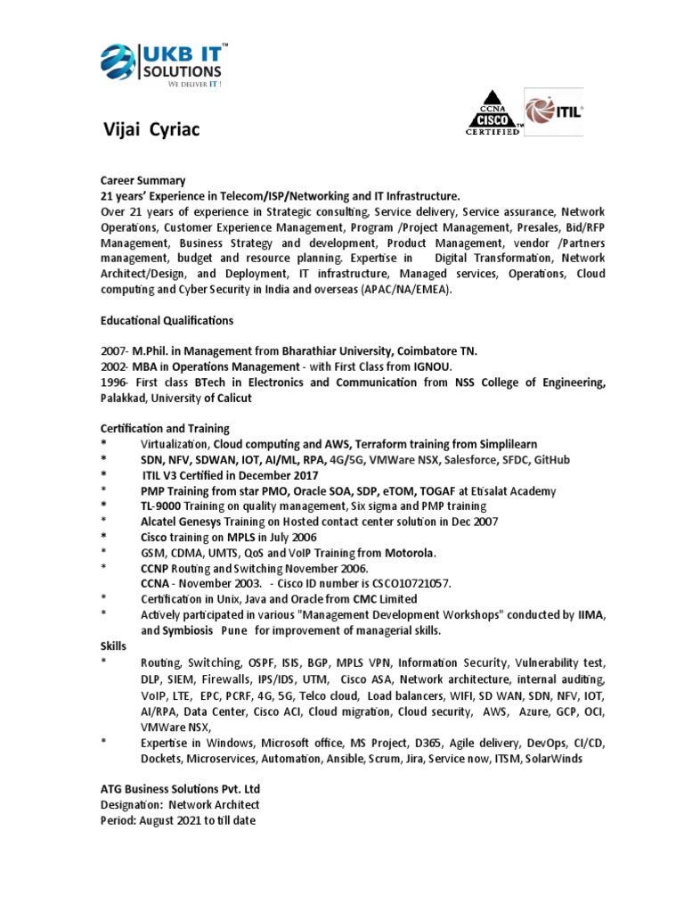 Vijai K Cyriac | PDF | Cloud Computing | Computer Network Vijai K Cyriac | PDF | Cloud Computing | Computer Network