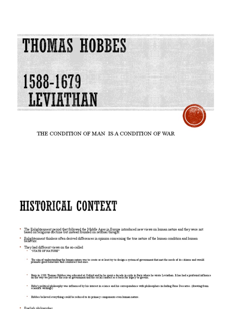 Hobbes Social Contract | PDF | Social Contract | Science