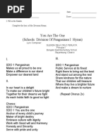 Division Hymn Lyrics | PDF