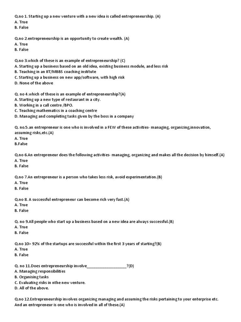 CSC Exam | PDF | Balance Sheet | Entrepreneurship