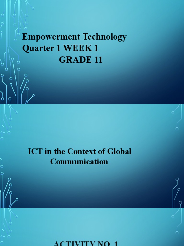 E Tech Q1W1 2 | Download Free PDF | Internet & Web | World Wide Web
