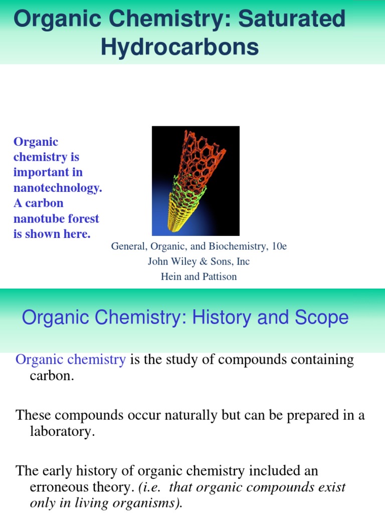 Organic Chemistry: Hydrocarbons Overview | PDF | Alkane | Chemical ...