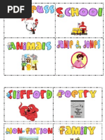 CAFE Menu for Emergent Readers