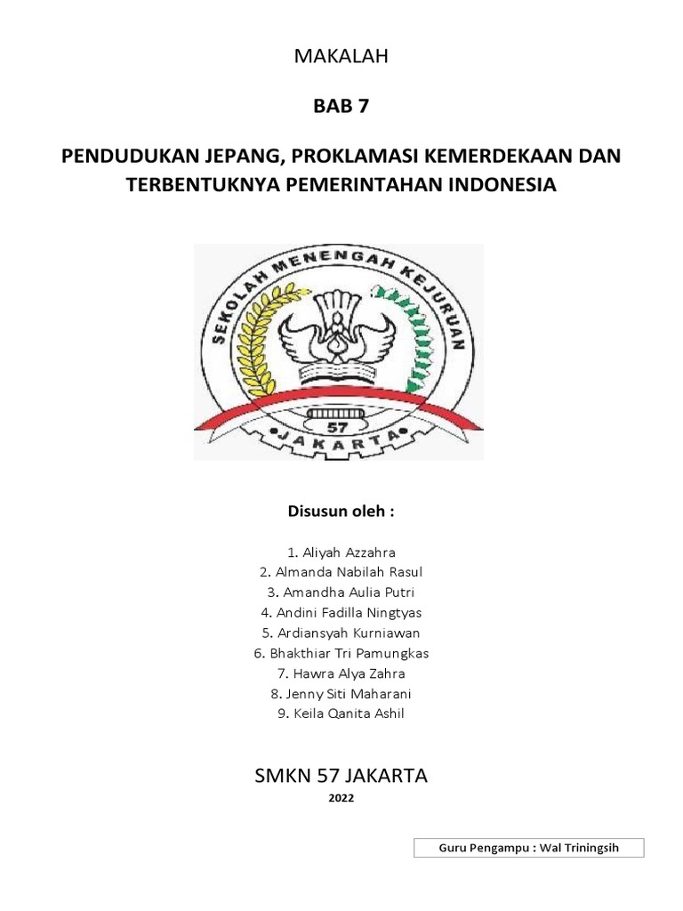 Makalah Kelompok 1 (BAB 7) - X TB 2 | PDF