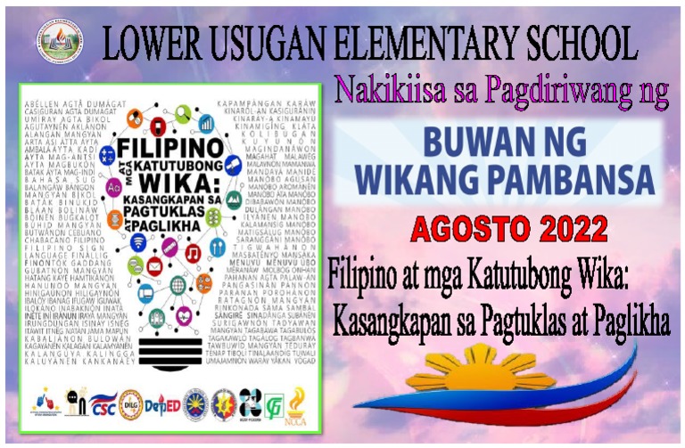 Buwan NG Wika Tarpaulin | PDF