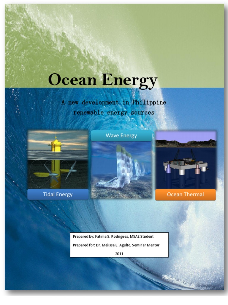 Ocean Energy | PDF | Renewable Energy | Energy Development