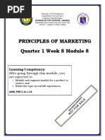 Principles of MKTNG Q4 Module 1 | PDF | Goods | Product (Business)