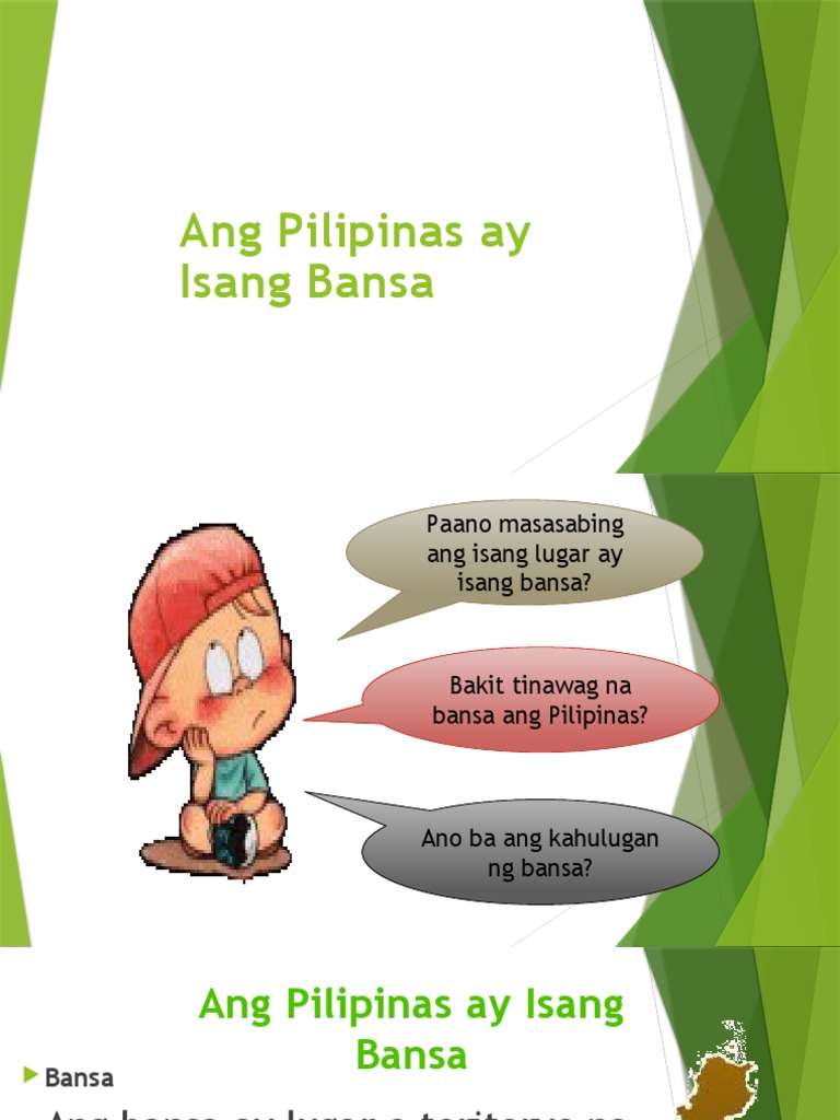AP Aralin 1 Ang Pilipinas Ay Isang Bansa | PDF
