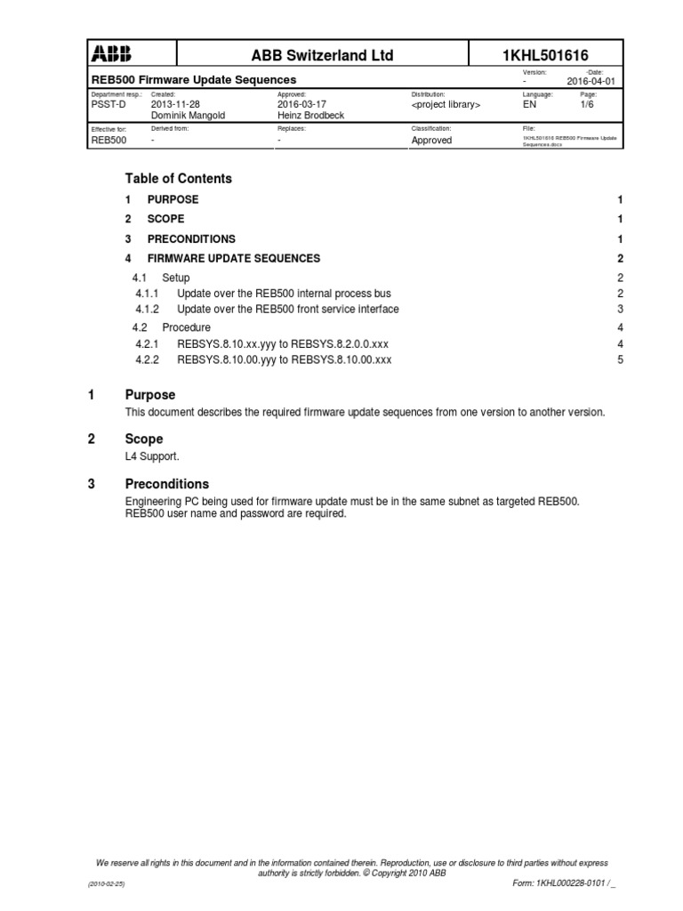 1KHL501616 REB500 Firmware Update Sequences | PDF | Ip Address ...