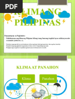 AP Aralin 5 Mga Salik Na May Kinalaman Sa Klima NG Bansa | PDF