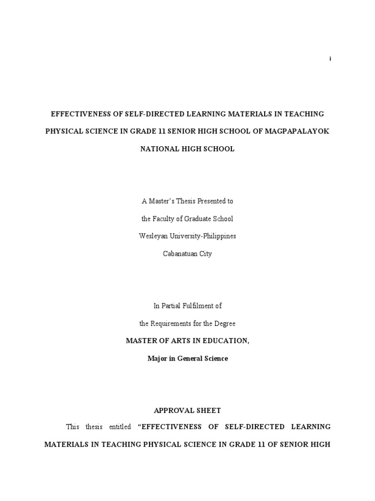 Self Learning Materials | PDF | Teaching Method | Learning