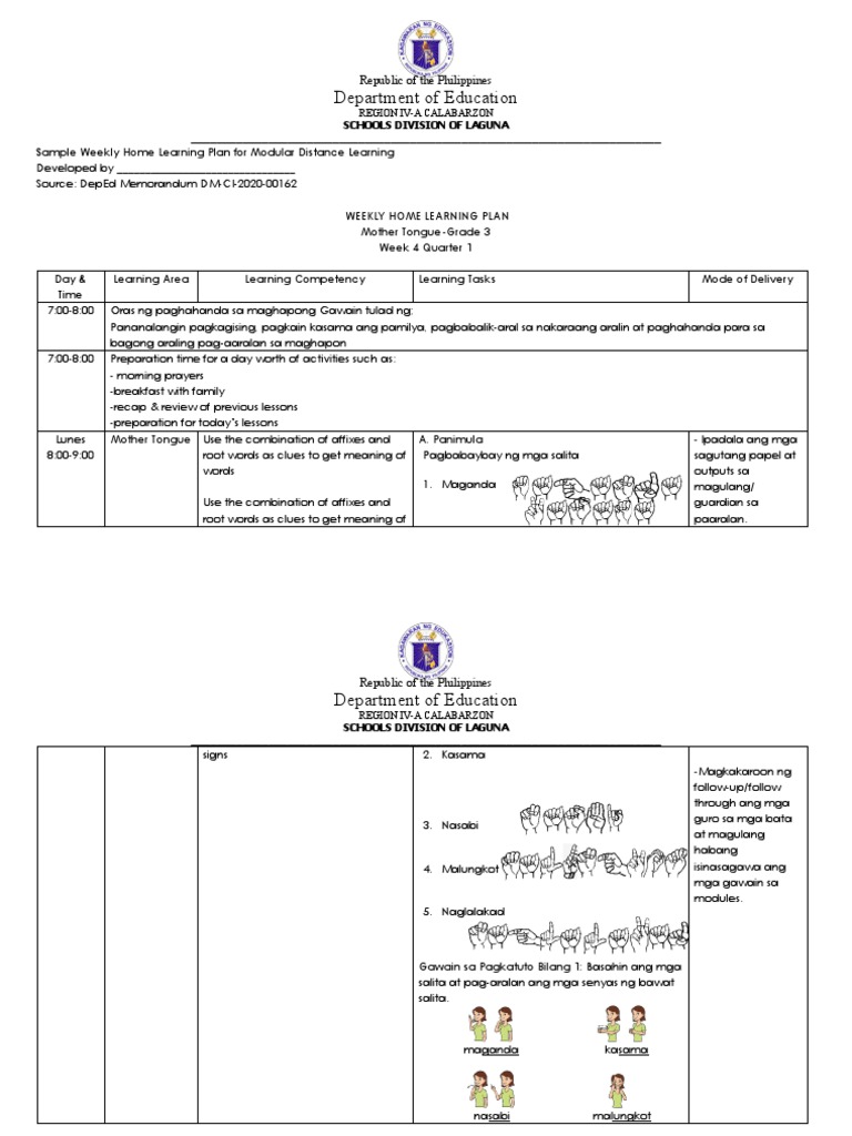 MTB Grade 3 Q1WK4 MLC5 WHLP | PDF