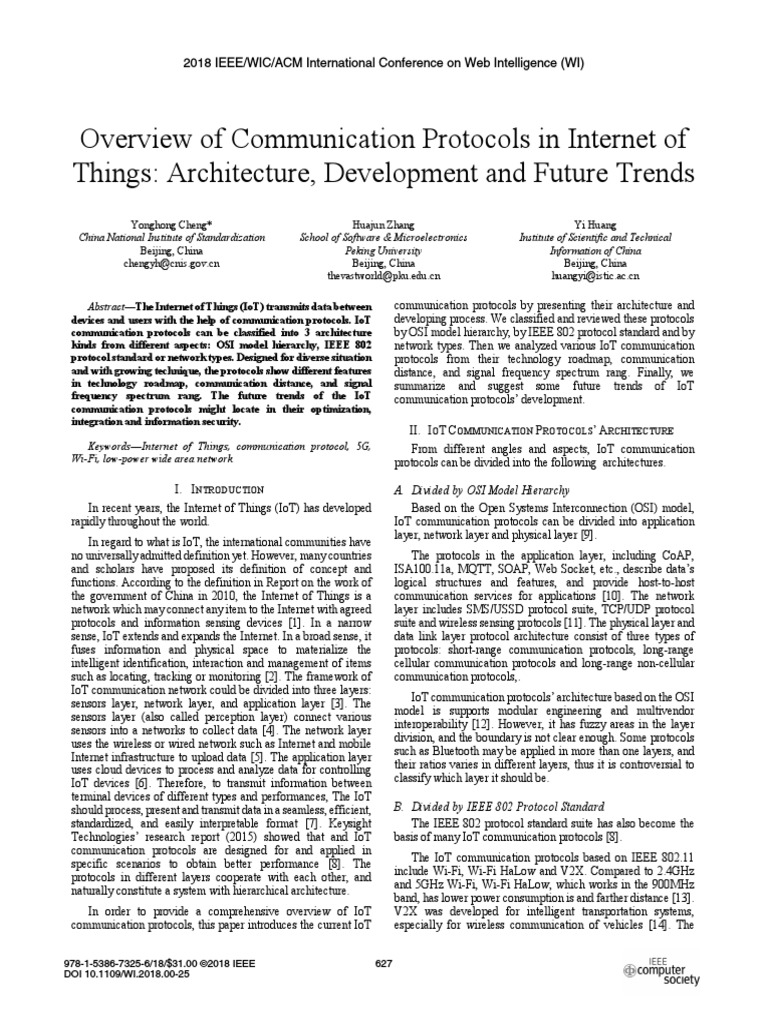 Cheng, Zhang, Huang - 2019 - Overview of Communication Protocols in Internet of Things ...