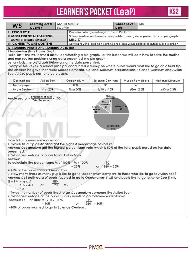 Q4 Mathematics 6 Week5 | PDF