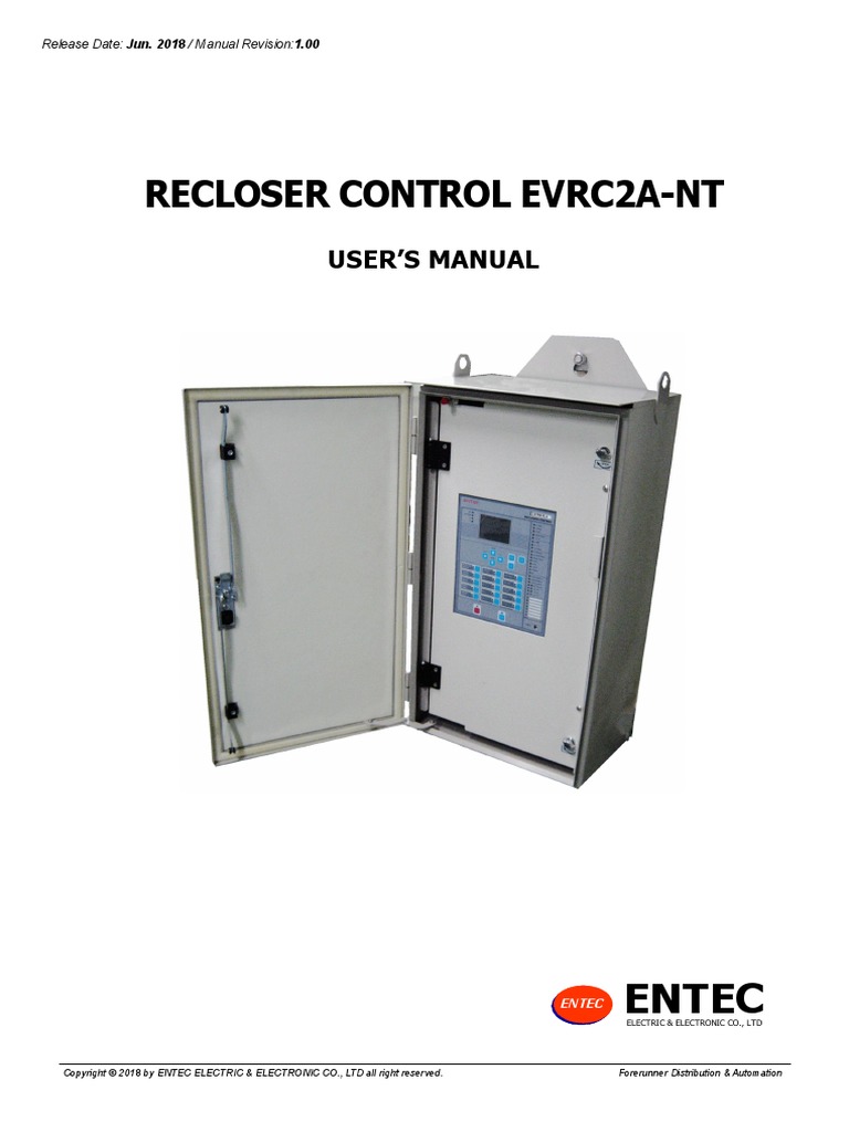 EVRC2A-NT-610 Manual Control Ver1 | PDF | Ac Power | Relay