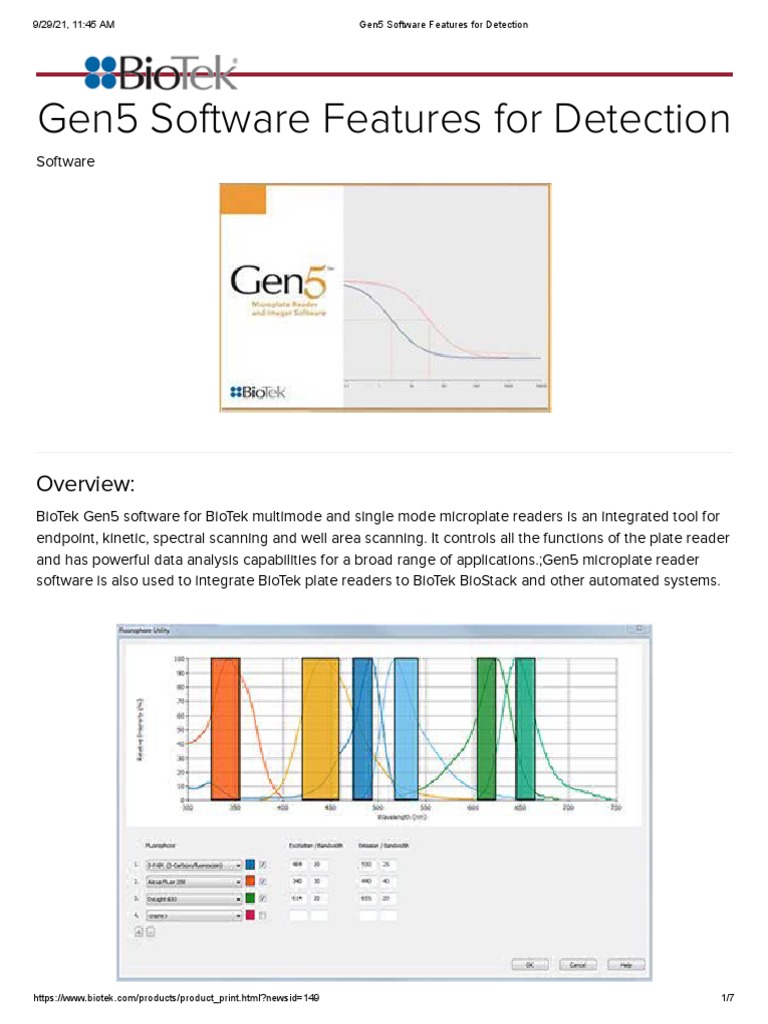 Gen5 Software Features For Detection | PDF | 64 Bit Computing ...
