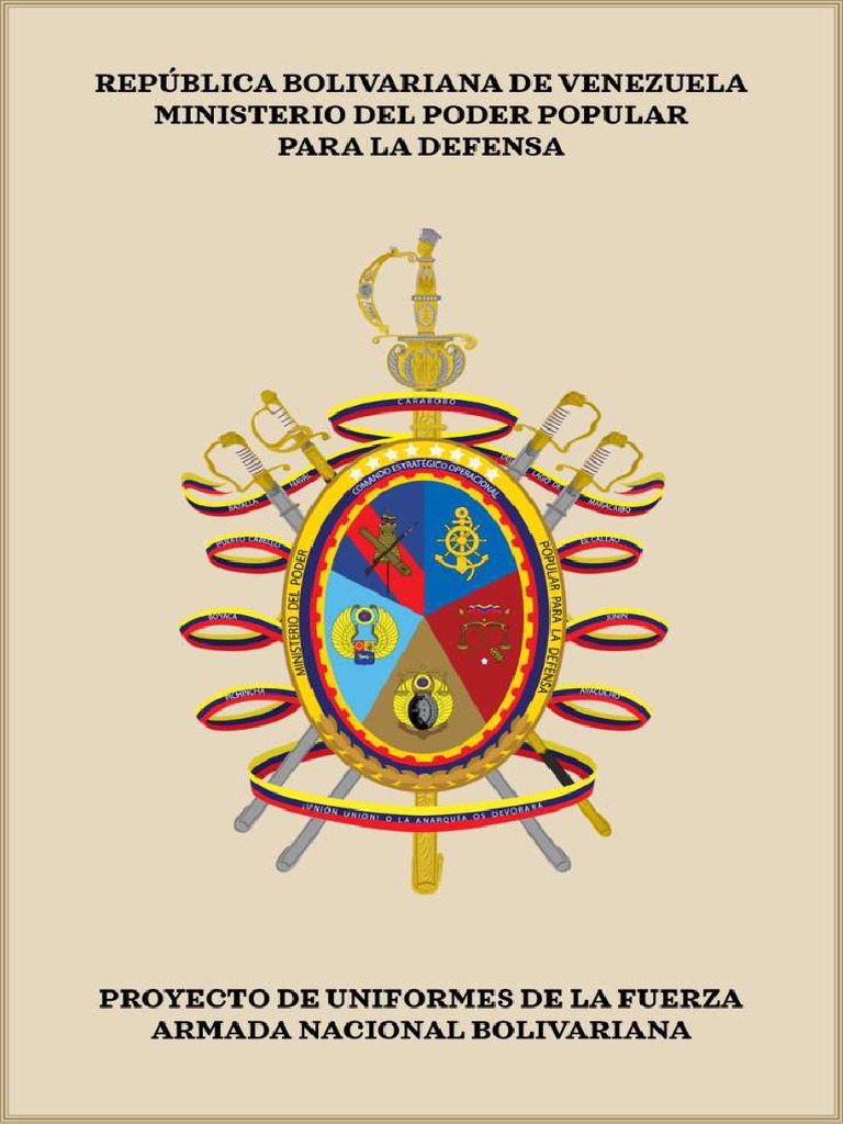 Reglamento de Uniformes FANB 2022 | PDF | Comandante en jefe | Comandante