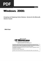 Active Directory Design Guide | PDF | Active Directory | Windows Server 2008