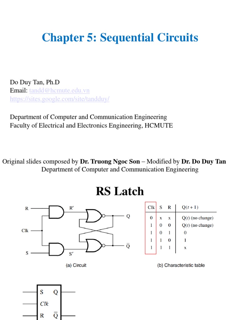 Chapter - 05 - Sequential Circuits | PDF | Hardware Description ...