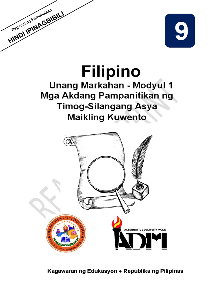 Filipino9 q1 Mod1 Maikling-Kwento v5 | PDF