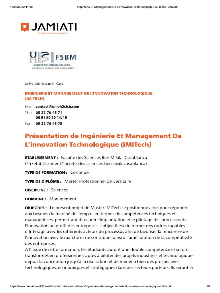IMITECH | PDF