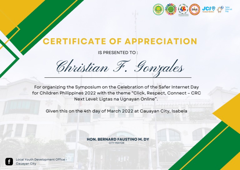 LYDO Certificate (3) | PDF