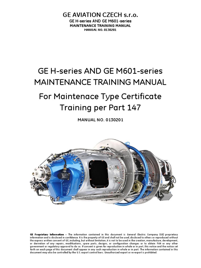 GE H-Series and GE M601-Series | PDF | Turbine | Engines