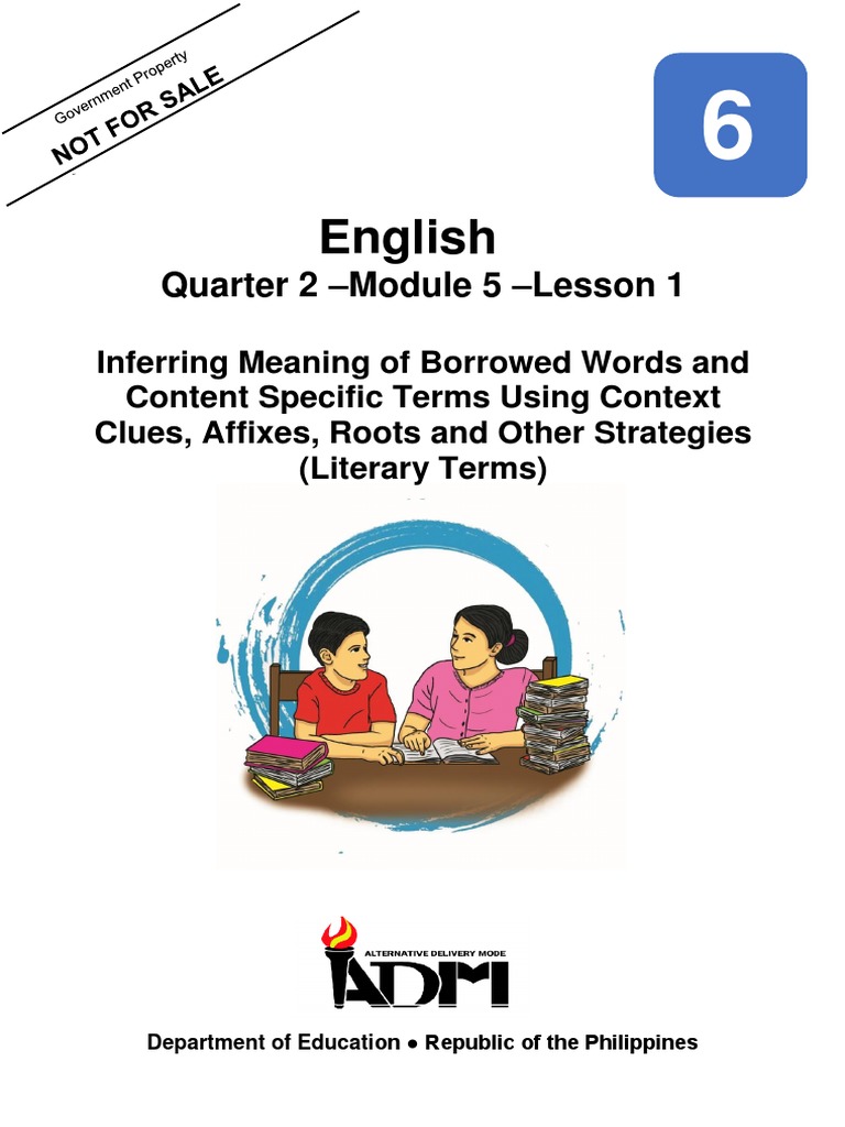 Eng6 q2 Mod5a v3 | PDF | Word | Poetry