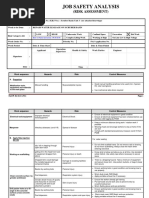 Confined Space JSA | PDF | Personal Protective Equipment | Prevention
