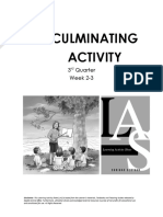 Culminating Activity | PDF