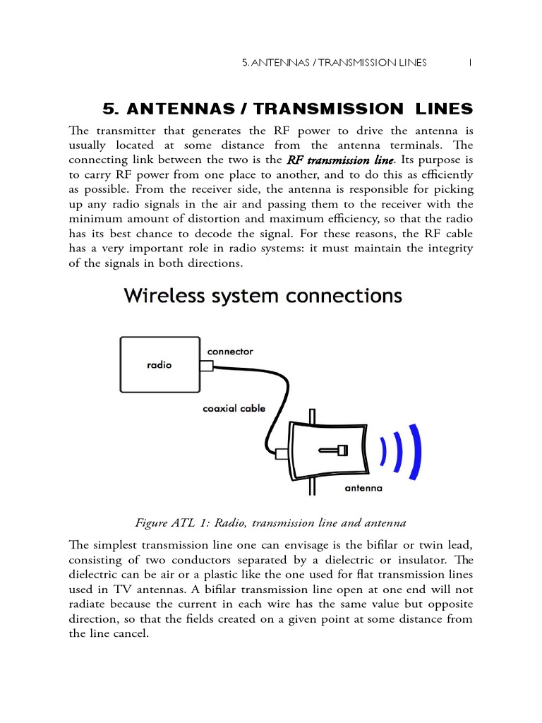 ch05 Antennas Transmission Lines | PDF | Electrical Engineering ...