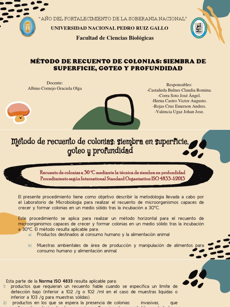 Práctica 4 - Recuento de Colonias | PDF | Microorganismo | Alimentos