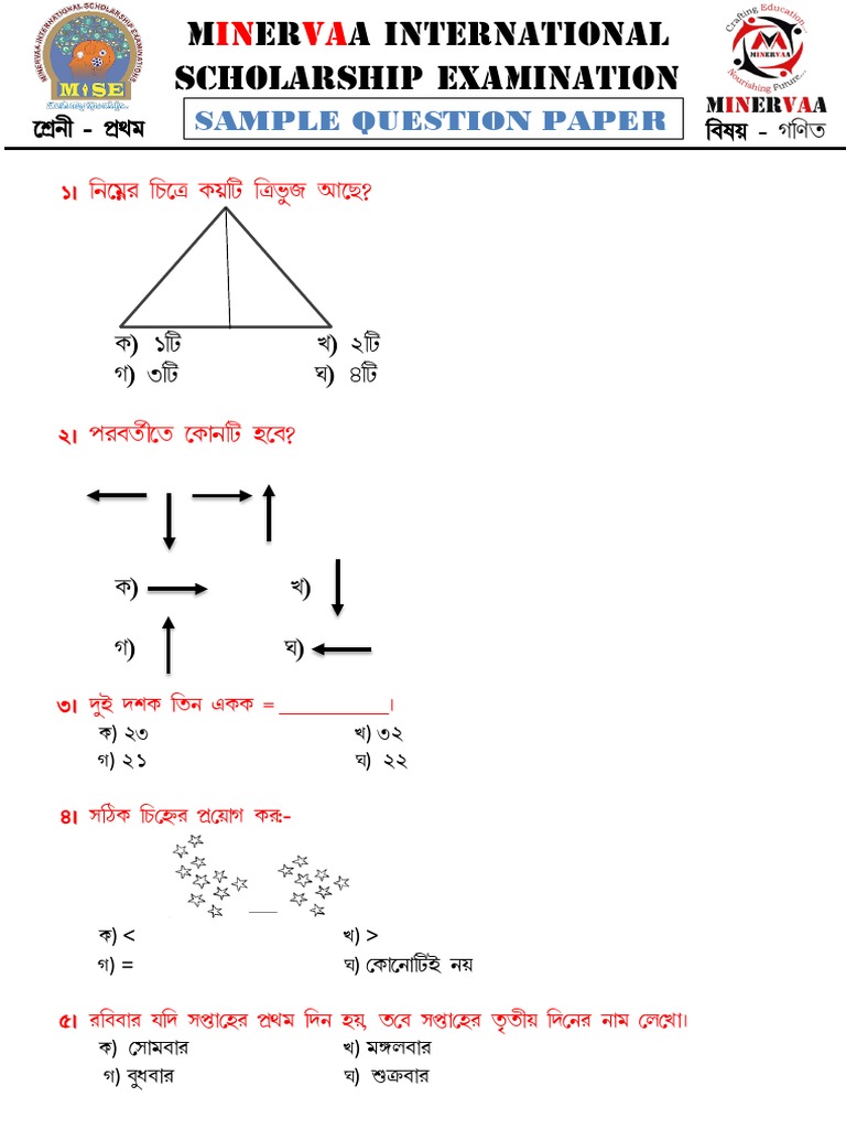 MISE Sample Paper | PDF