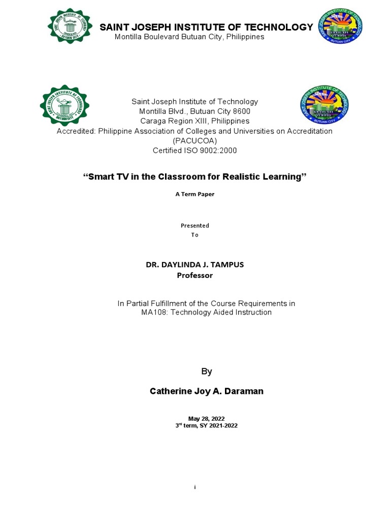 Term Paper | PDF | Teaching Method | Teachers