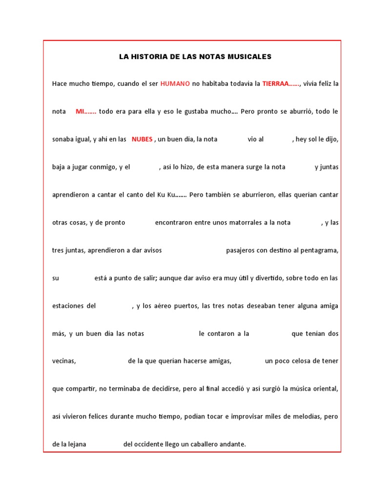 La Historia de Las Notas Musicales | PDF