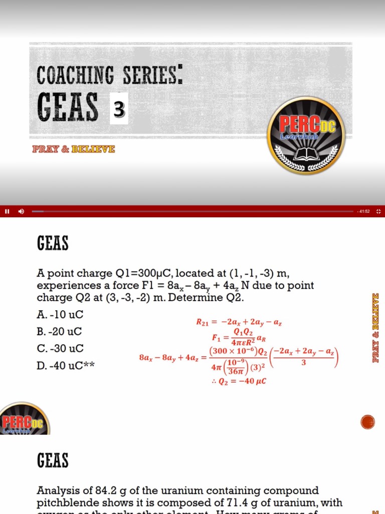 Geas Coaching 3 | PDF