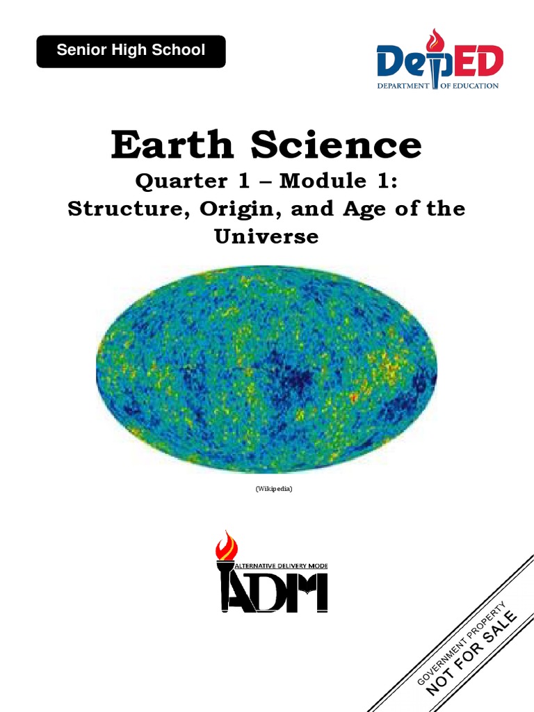 Earth Science Quarter 1 Module 1 V7 | PDF | Universe | Redshift