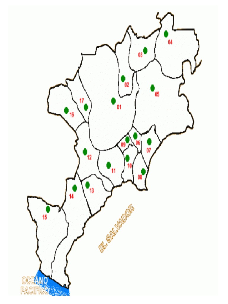 Mapa Guatemala y Jutiapa | PDF