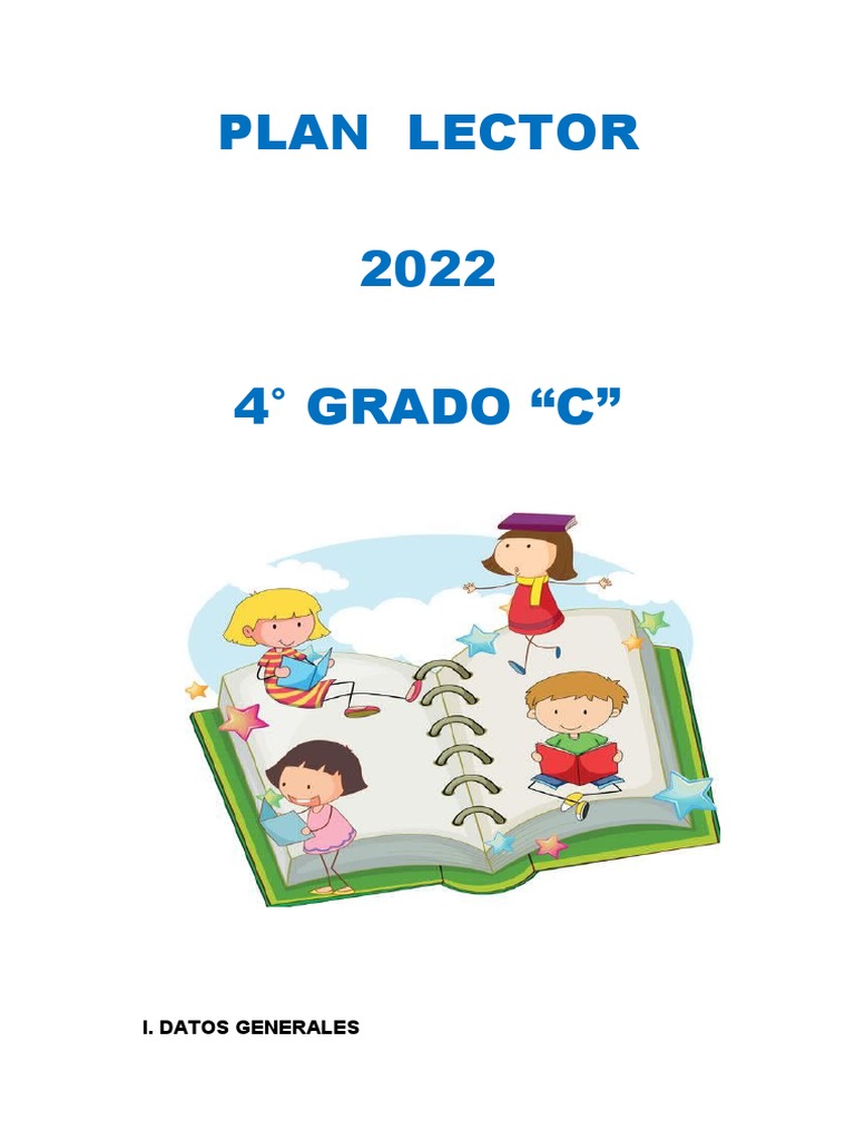 Plan Lector 2022 4TO GRADO | PDF | Maestros | Cognición
