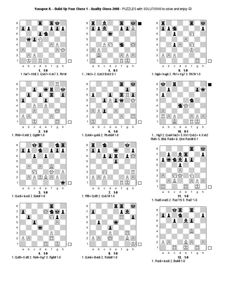 Artur Yusupov - All The Training Puzzles With Solutions in A Correct ... Artur Yusupov - All The Training Puzzles With Solutions in A Correct ...