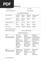 Brief Autism Mealtime Behavior Inventory BAMBI | PDF | Behavioural ...