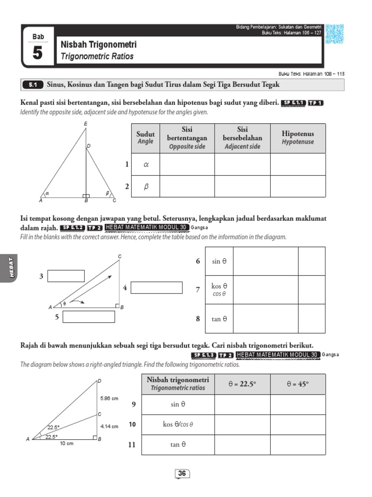 F3 Maths Bab 5 Q | PDF