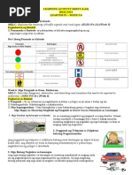 Lesson Plan HEALTH 3 ROAD SIGNS AND SAFETY | PDF