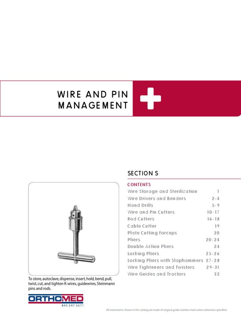 S Wire and Pin Management - BAK | PDF | Wire | Manufactured Goods